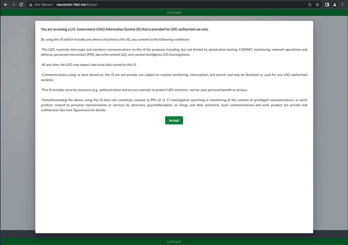 New NeuVector Classification Support