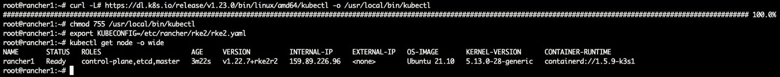 Simple RKE2, Longhorn, and Rancher Install